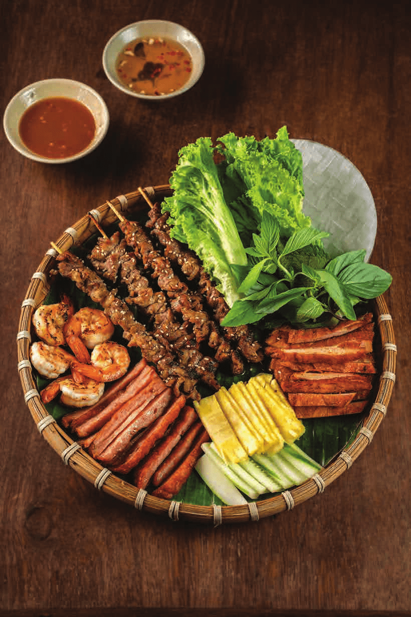 MÂM CUỐN TÔM, NEM & THIT NƯỚNG KIẾU QUÁN BỤI - QUÁN BỤI’S SIGNATURE ...