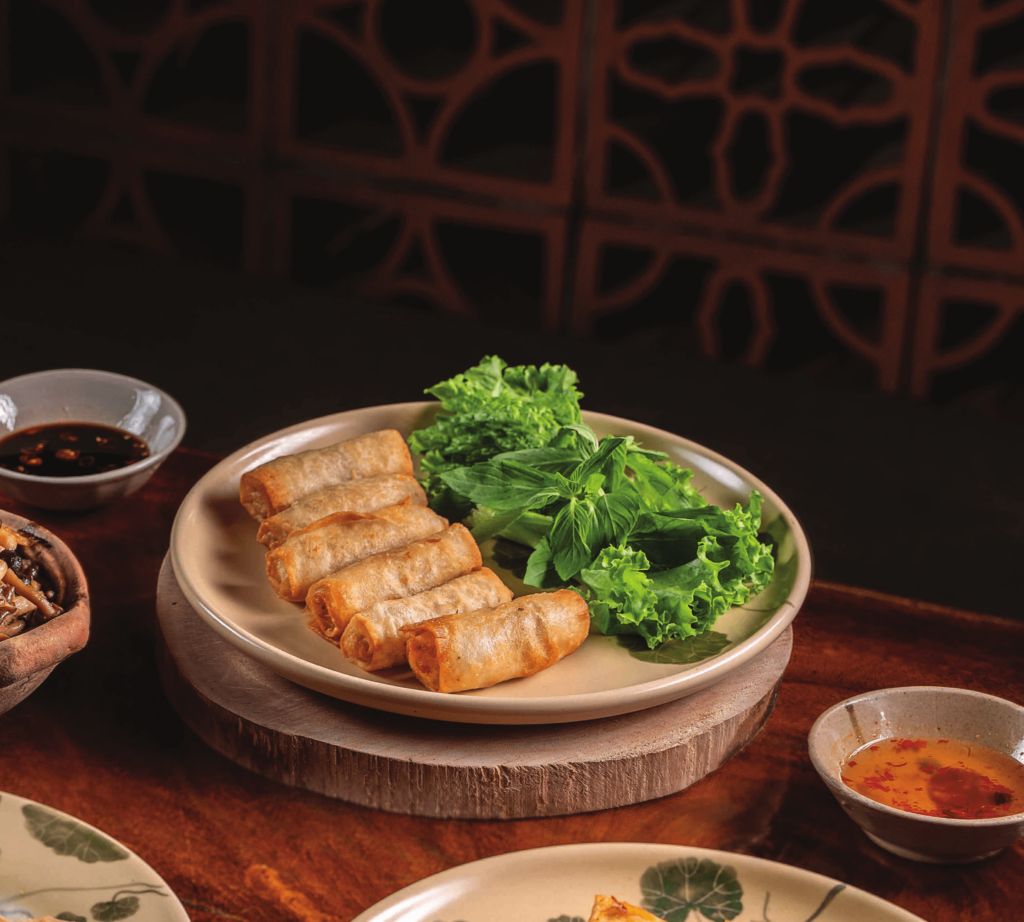 CHẢ GIÒ CHAY (6) - MÓN CHAY - VEGETARIAN DISHES - Quán Bụi Restaurants